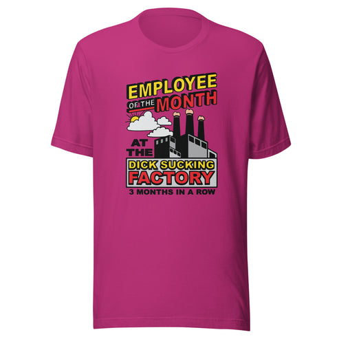 Employee Of The Month At The Dick Sucking Factory Unisex t-shirt – Epic Shirts Hard
